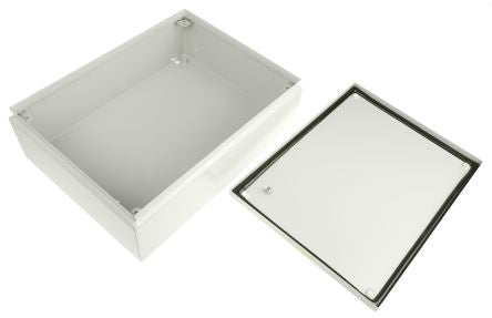 Steel IP66 Junction Box, 400 x 300 x 120mm, Grey - SME122068 – Stahl Metall